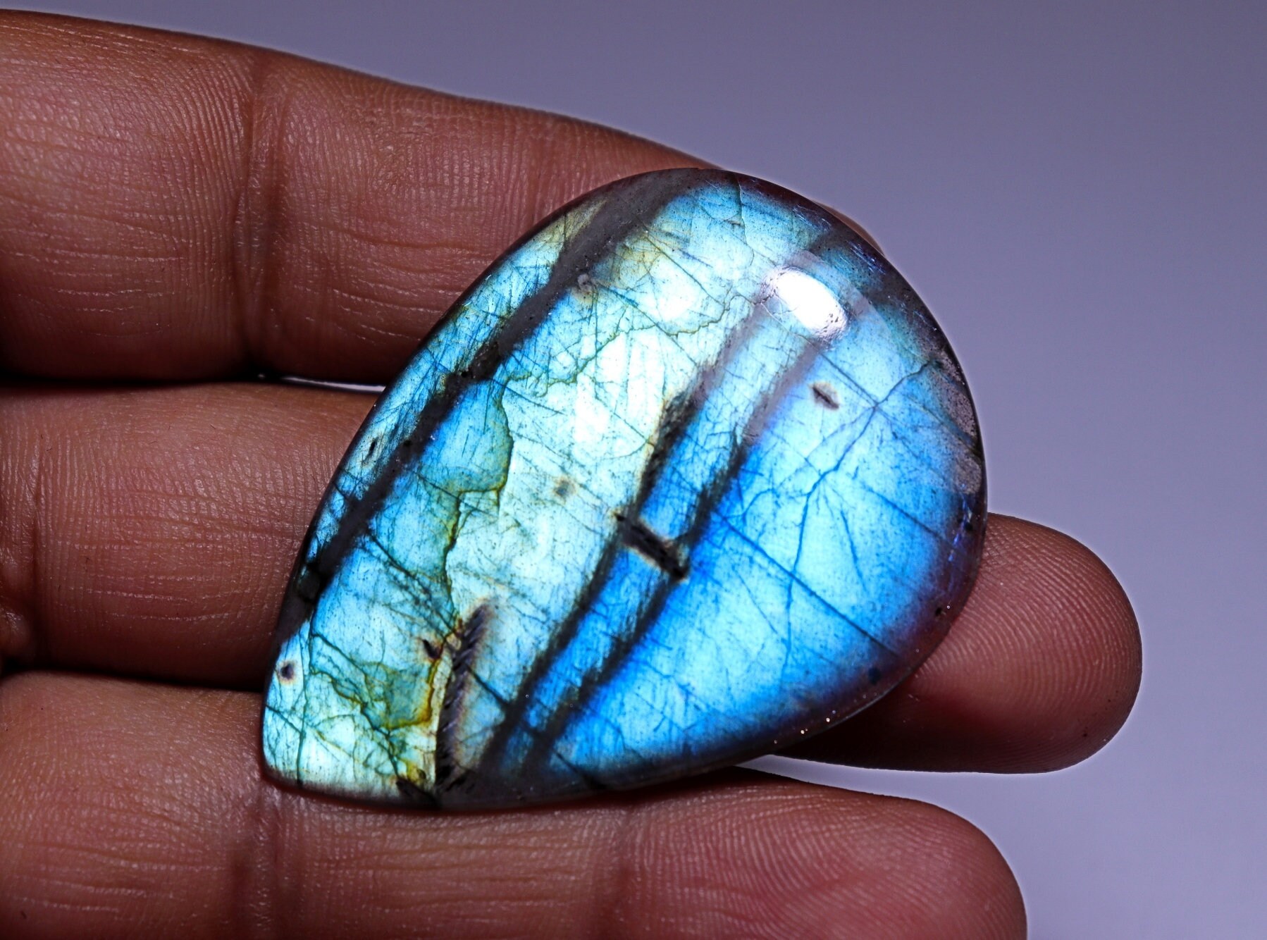 Blauer Labradorit Edelstein Labradorit Stein Labradorit | Etsy