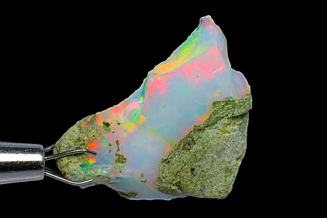 Opal Raw Stone Opal Rough Stone Multi Fire Opal Rough | Etsy