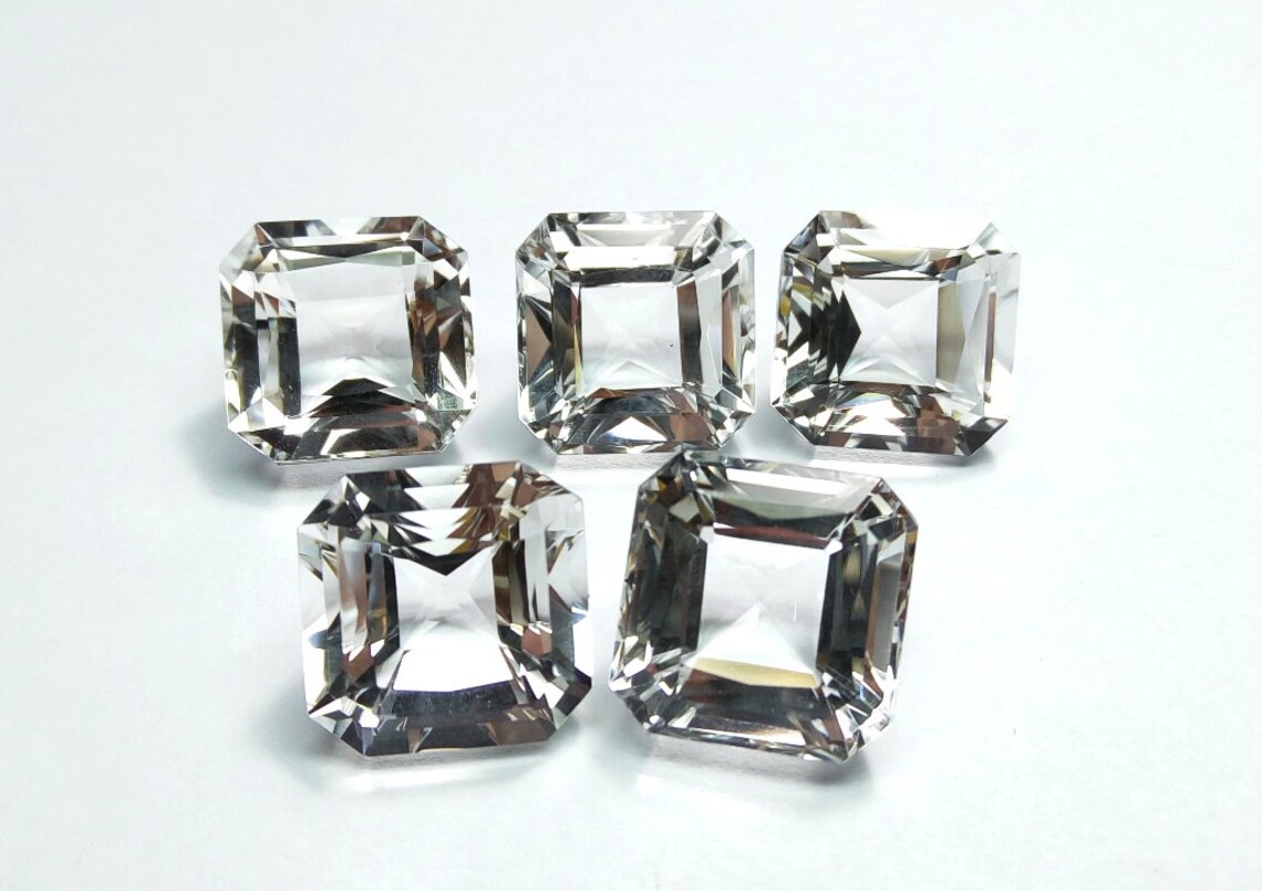 Natural Crystal Quartz Gemstone Crystal Quartz Cut Stone | Etsy