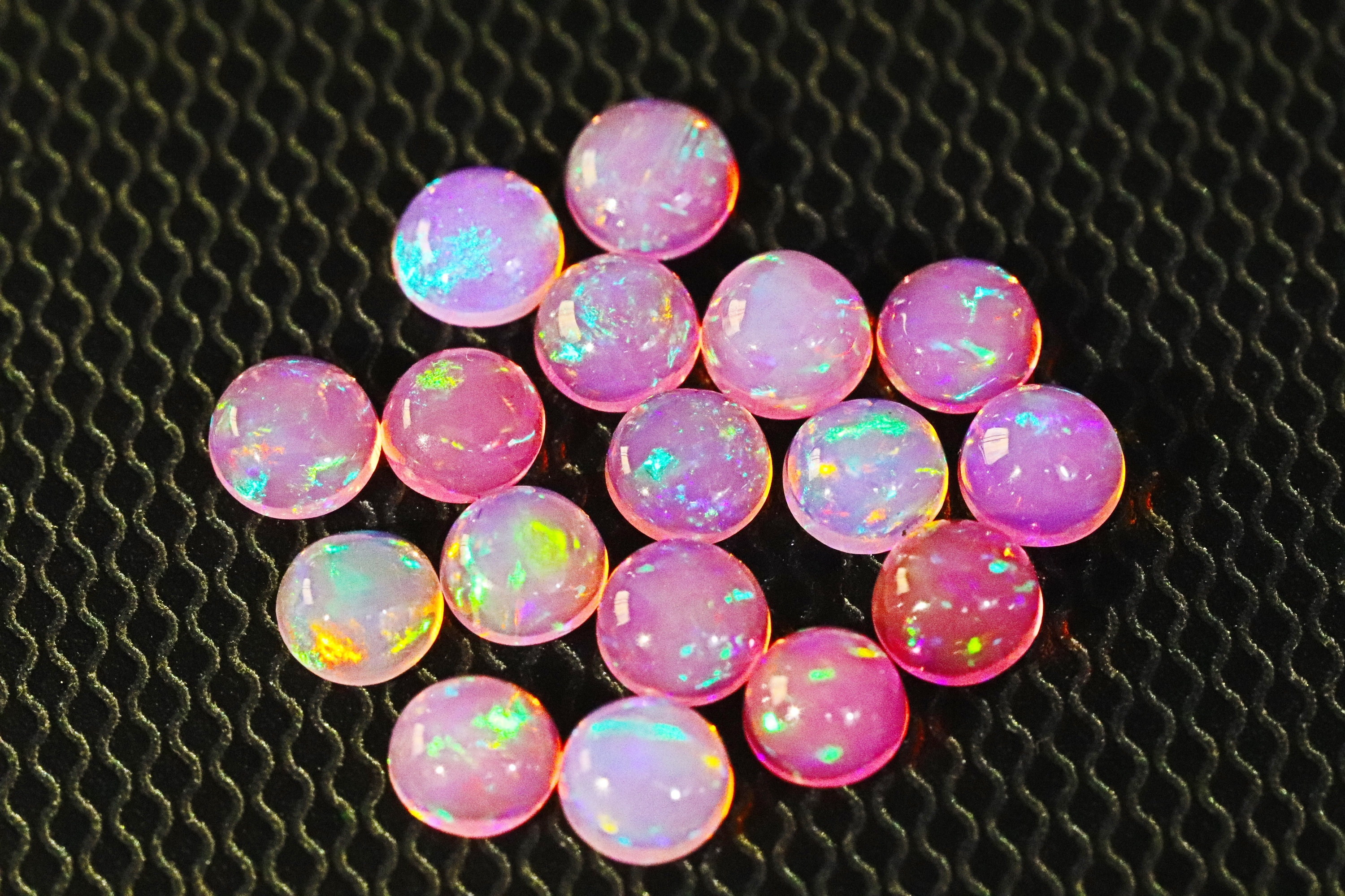 Natural Ethiopian Pink Opal Play of Color Gemstone / Pink Opal - Etsy