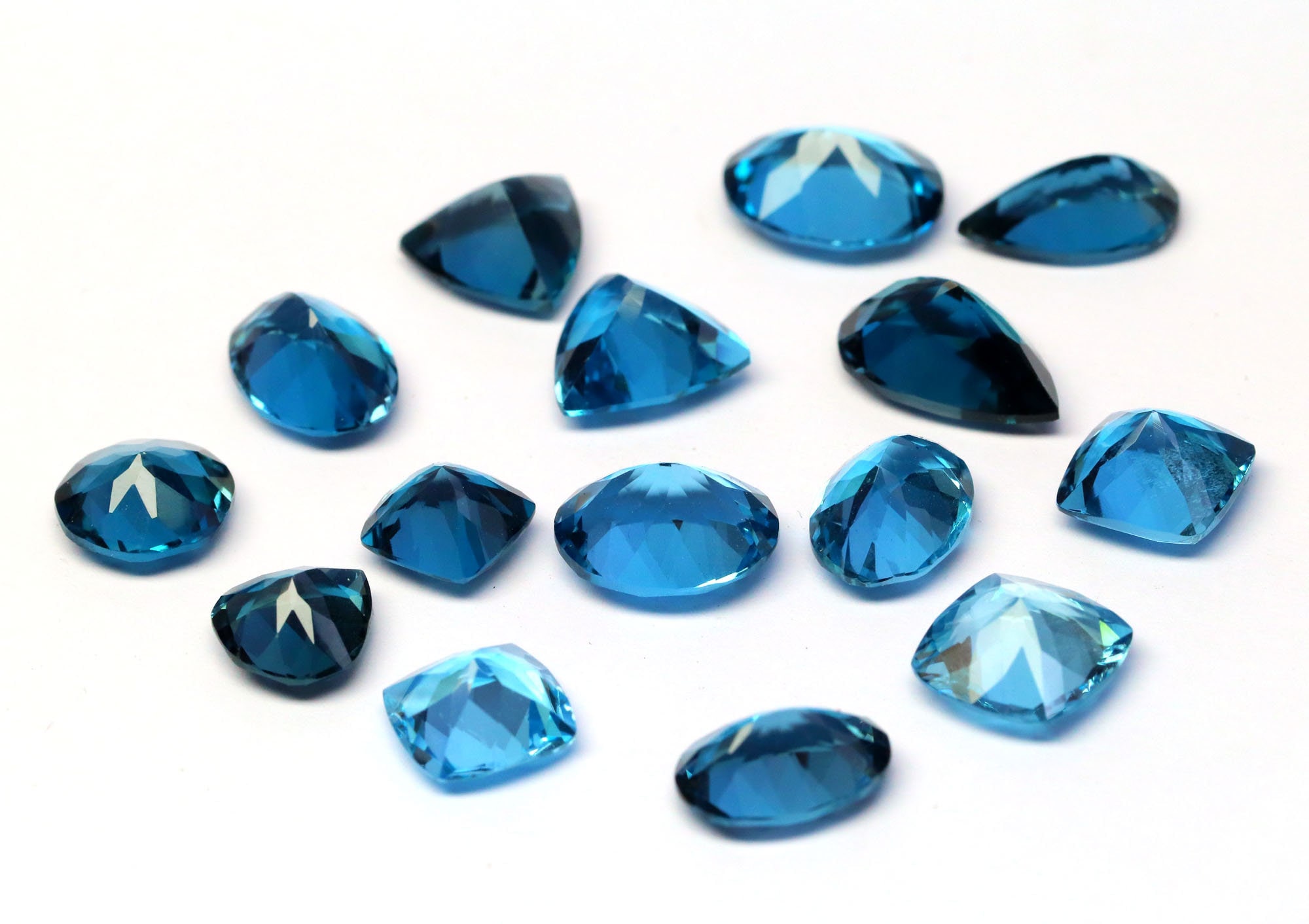 AAAA Amazing London Blue Topaz Stone London Topaz Loose | Etsy