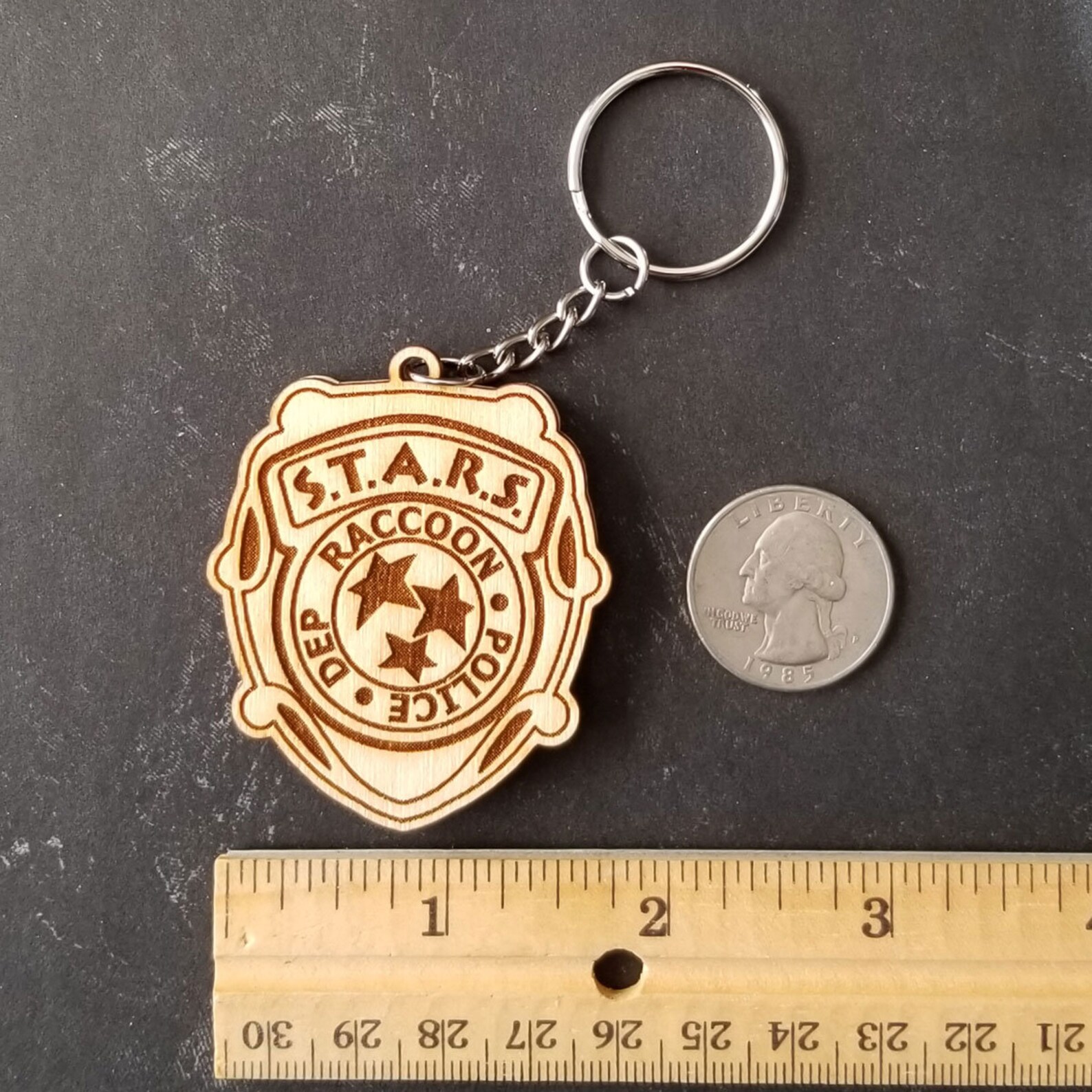 Resident Evil RCPD Badges 1 or 2-sided Wood Pendant - Etsy UK