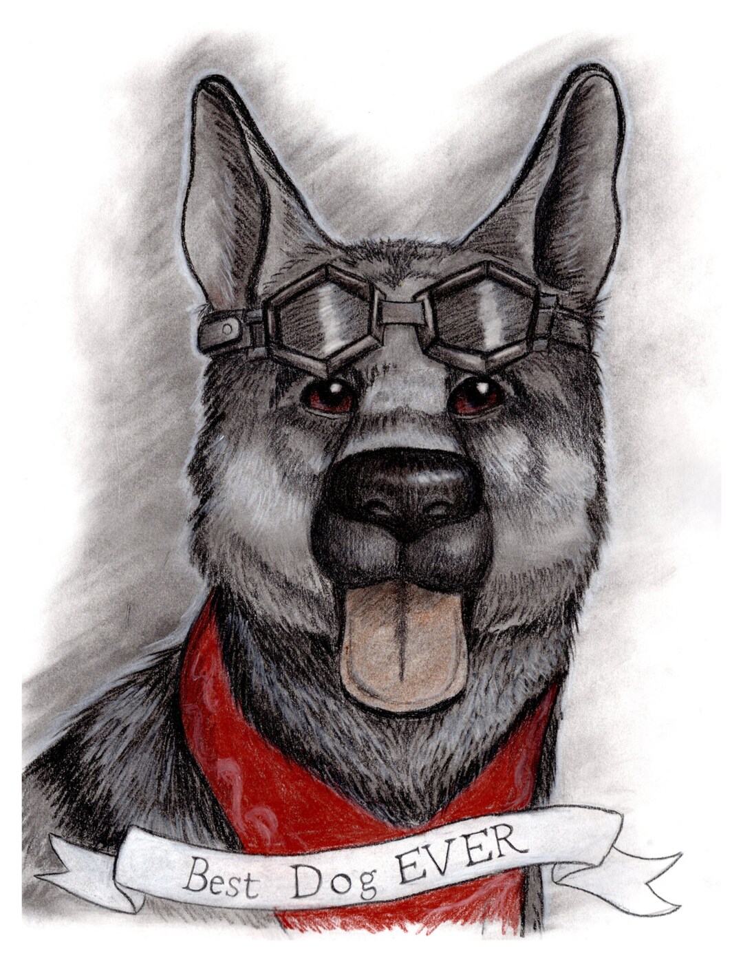 Fallout-best Dog EVER - Dogmeat Art Print/postcard/sticker/magnet - Etsy