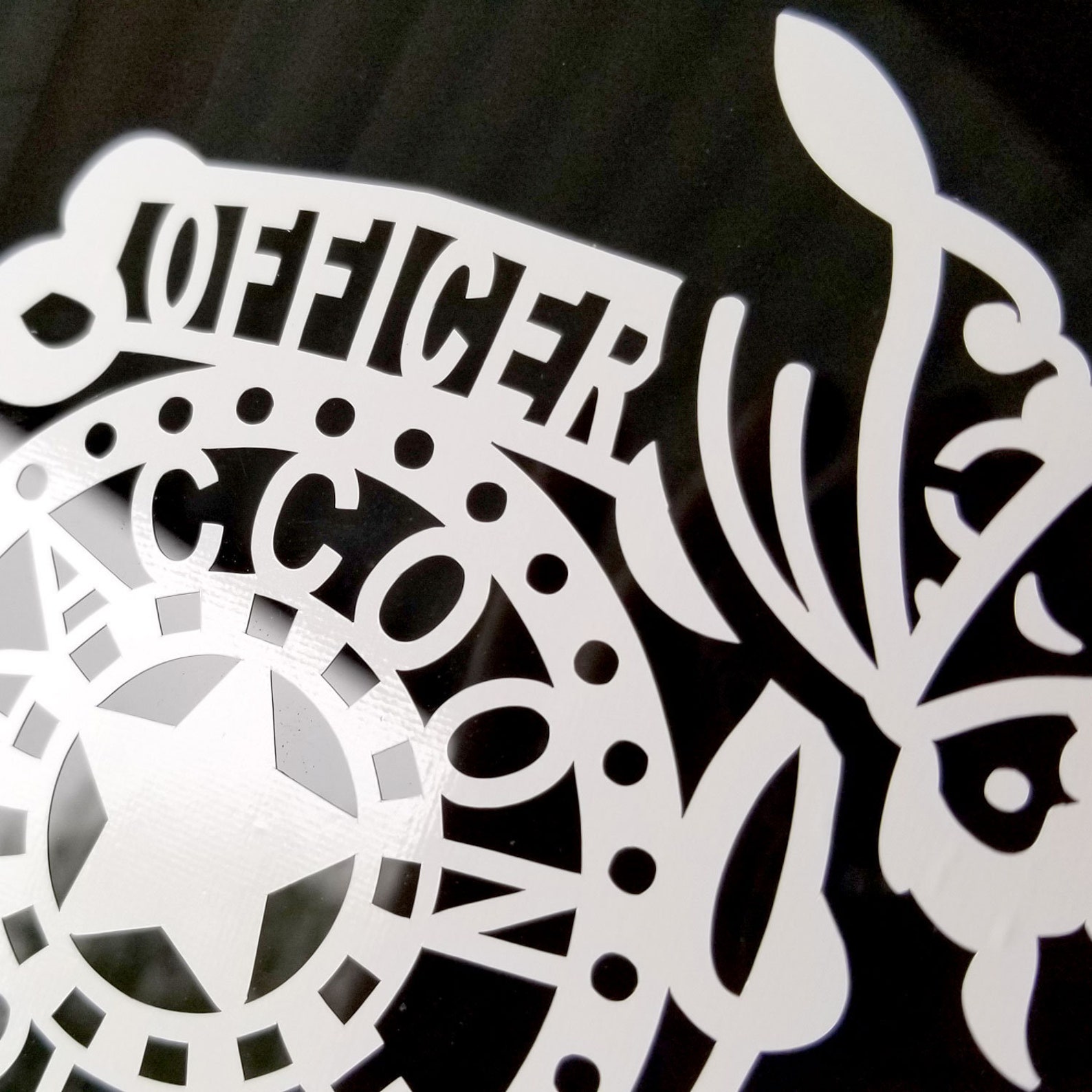 Resident Evil RCPD Badge With Ada's Butterfly Decal - Etsy