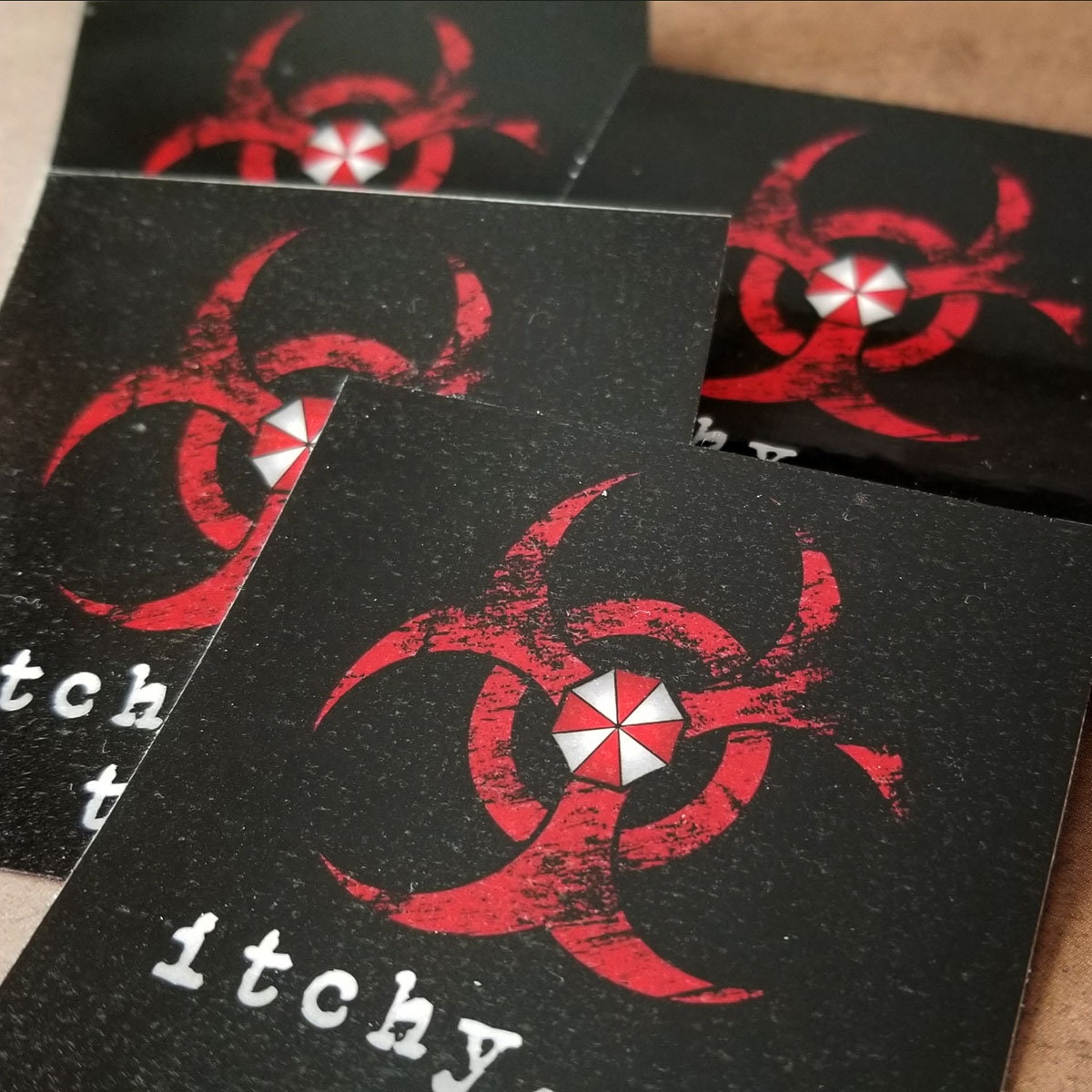 Resident Evil/biohazard Quote itchy. Tasty. | Etsy UK