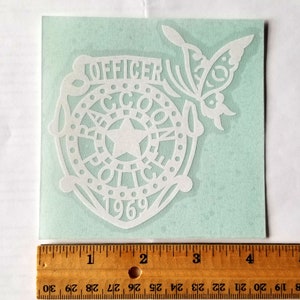 Resident Evil - RCPD Badge With Ada's Butterfly Decal - Etsy