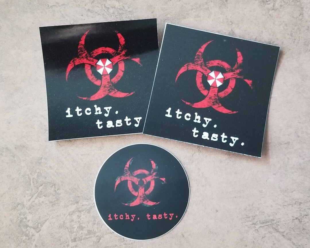 Resident Evil/biohazard Quote "itchy. Tasty." Stickers or Magnets - Etsy