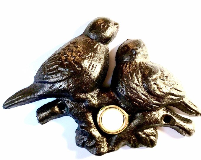 Doorbell Bird Theme Cast Iron - Etsy