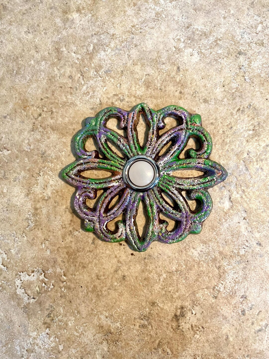 Doorbell Cover Plate - Cast Iron Ornate Rustic Design - Etsy