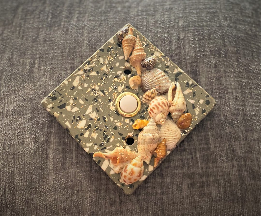 Doorbell Cover - Hand Crafted - Seashell Theme - Etsy