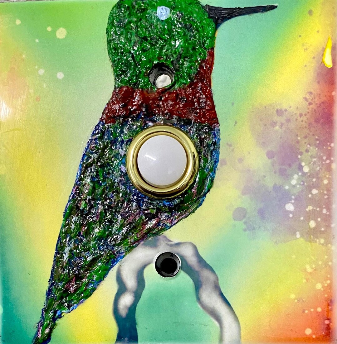 Hummingbird Doorbell - Lighted Button - Etsy