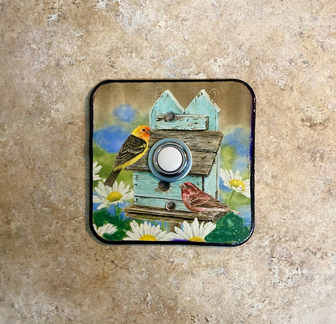 Doorbell Cover Plate - Bird Theme - Etsy