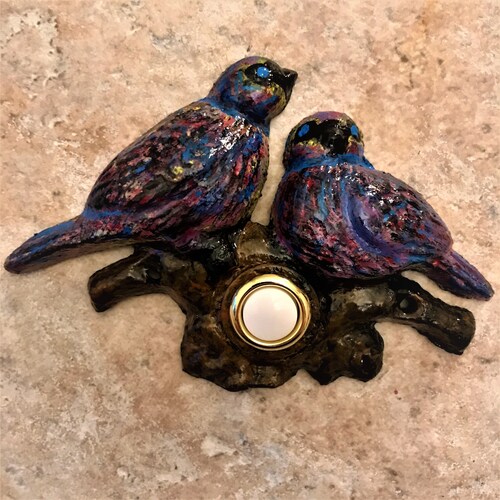 Doorbell Bird Theme Cast Iron - Etsy
