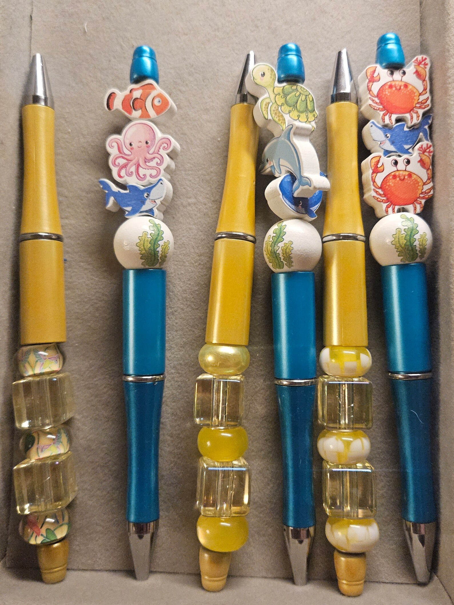 Beaded Pen Gift Set - Etsy