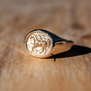 Silver Horse Ring, Unisex Equestrian Ring, Animal Ring Made of Pure ...