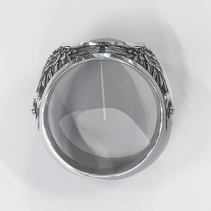 Saint Michael Silver Men Ring – Archangel Protection Jewelry and ...