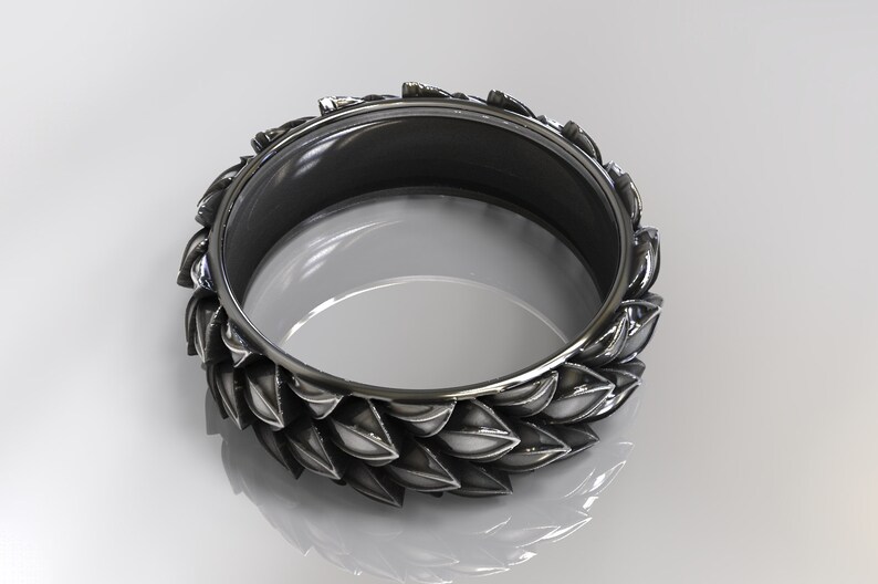 Snake Ring, Reptile Skin,dragon Skin Ring Made of Sterling Silver ...
