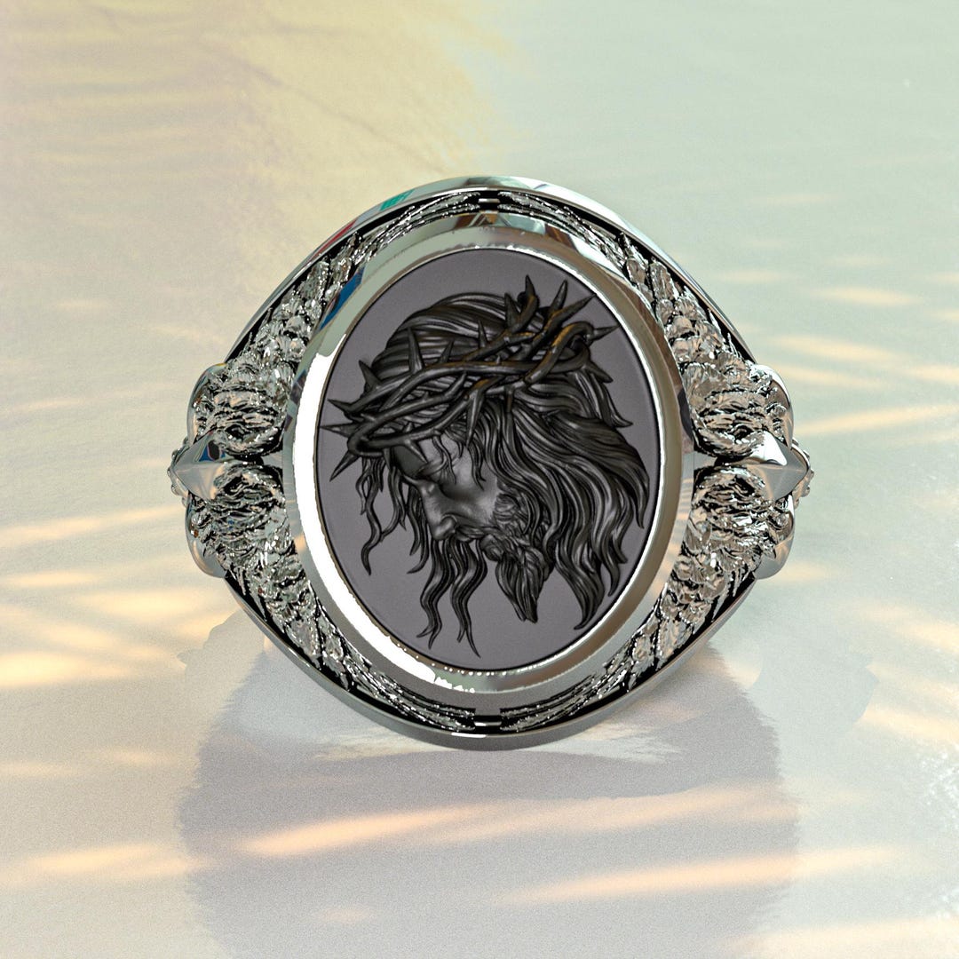 Jesus Christ Crown of Thorns Made of Sterling Silver - Etsy