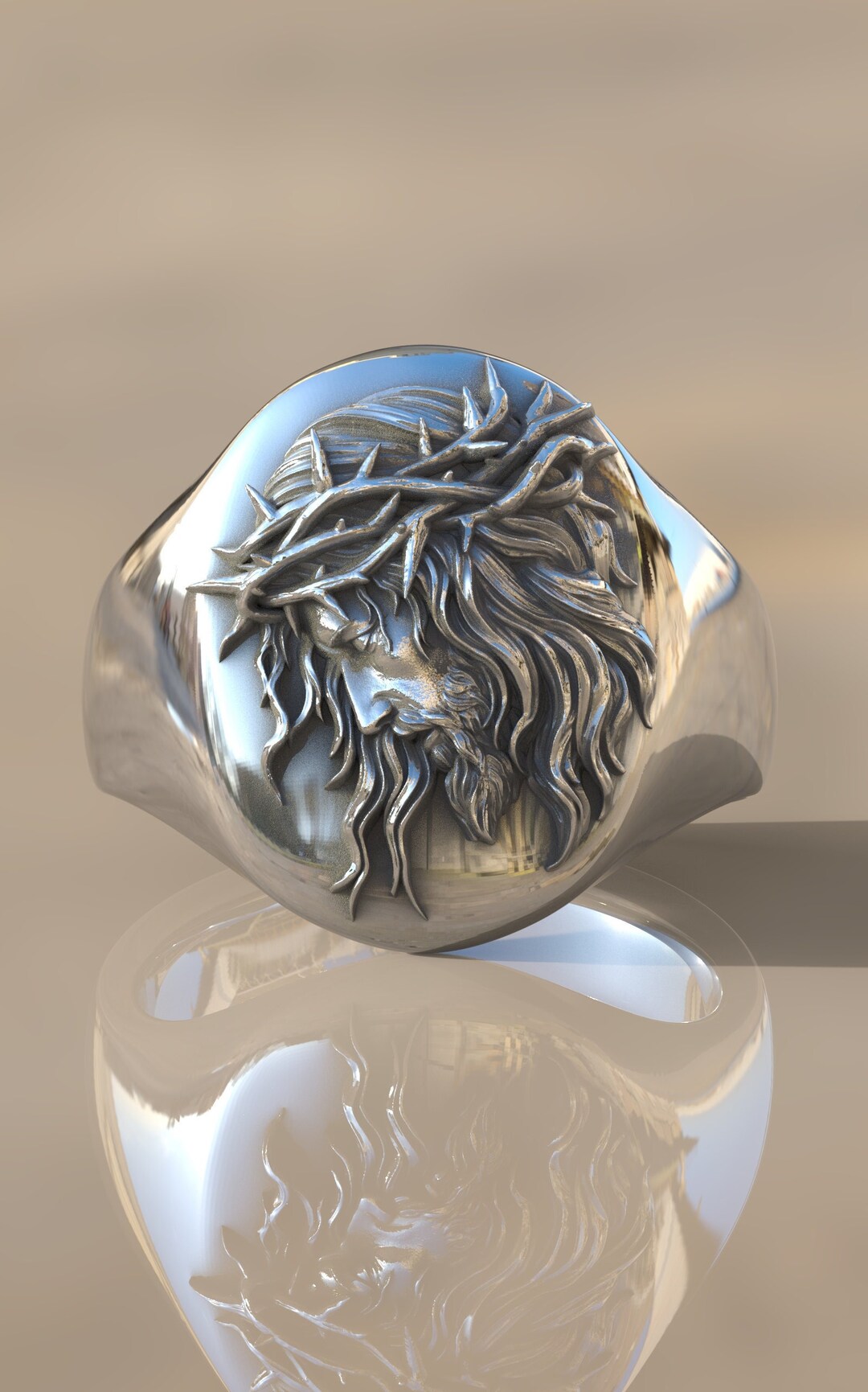 Jesus Christ Crown of Thorns Made of Sterling Silver - Etsy