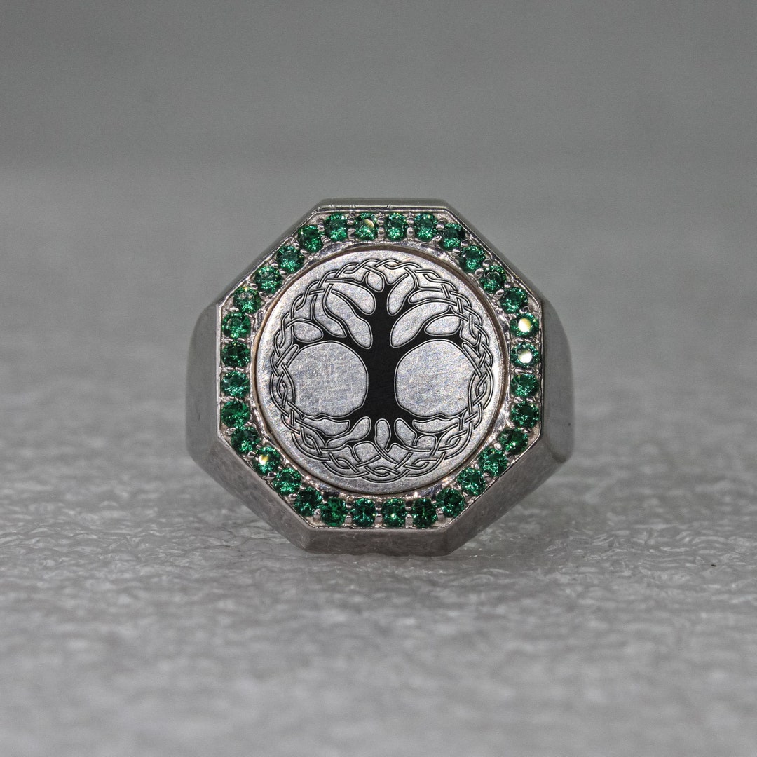 Tree of Knowledge Made of Sterling Silver the Nordic Tree of the Nine ...