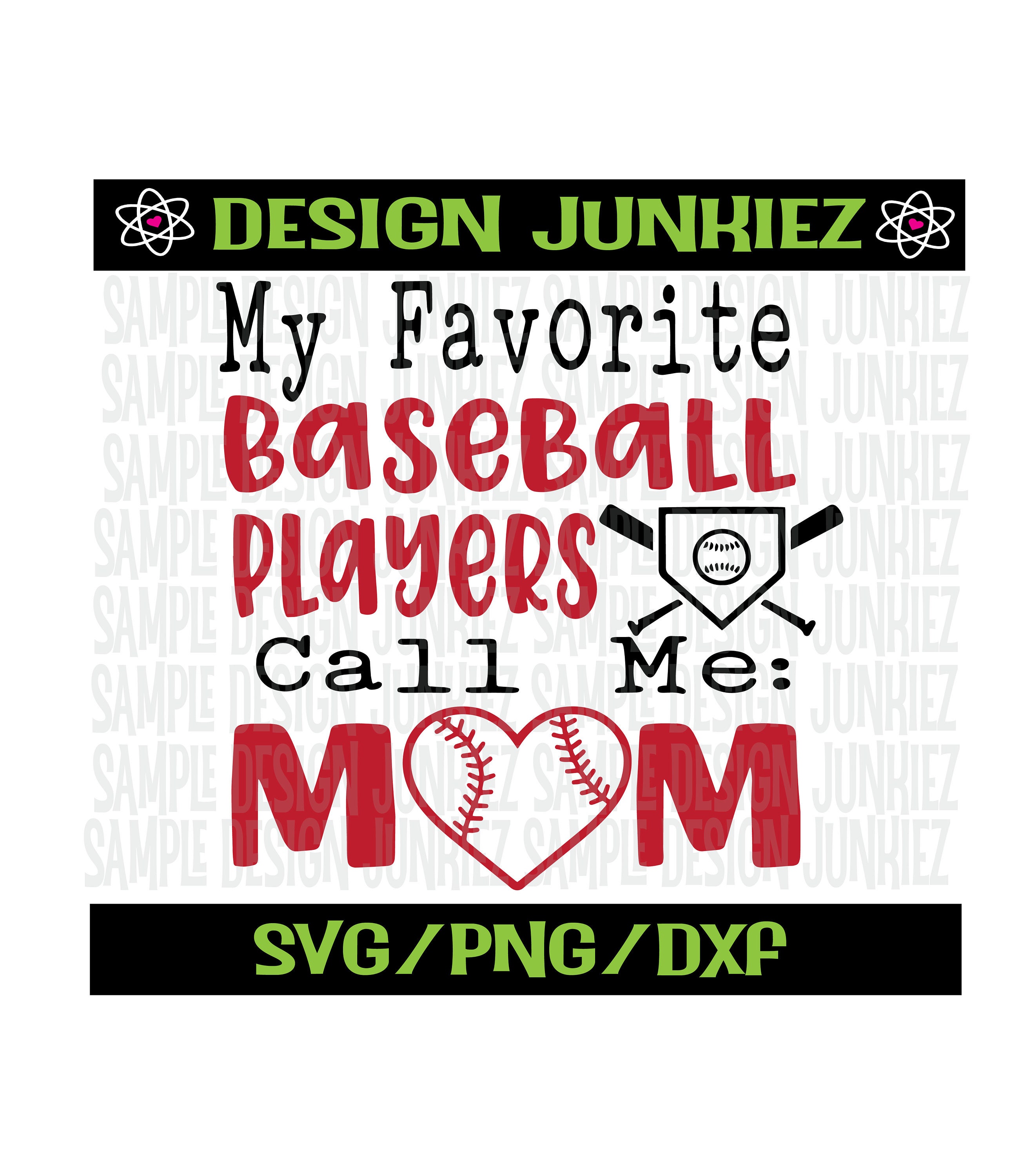 My Favorite Baseball Players Call Me Mom Svg Png Cut File Etsy