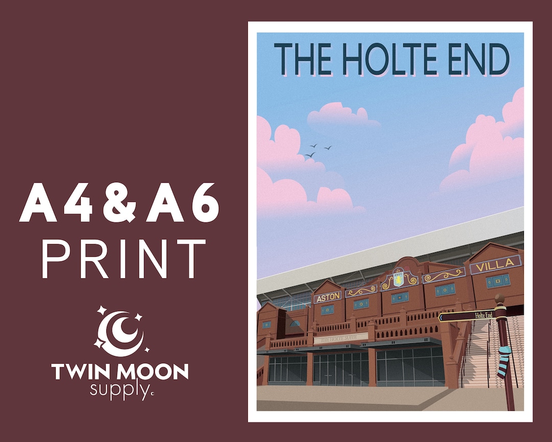 The Holte End A4 & A6 Art Print - Etsy