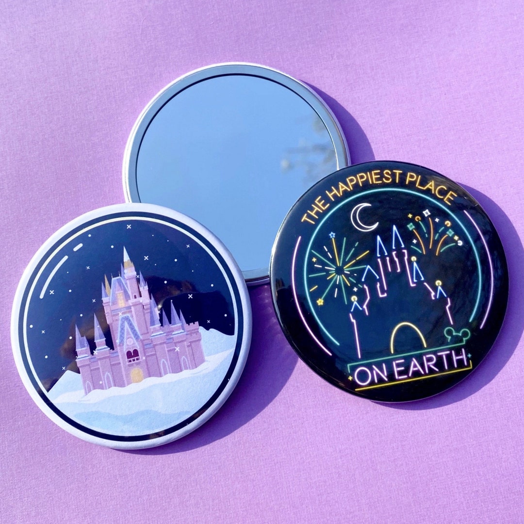 Disney Castle Pocket Mirrors - Etsy