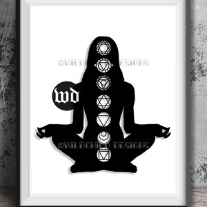 Single Chakras Paper Cutting Template, Personal Use, Vinyl, JPEG, SVG ...