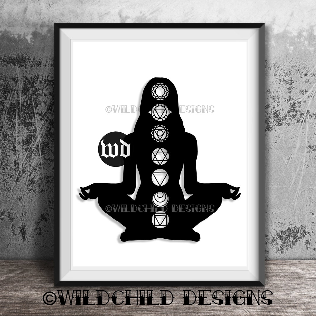 Single Chakras Paper Cutting Template, Personal Use, Vinyl, JPEG, SVG ...