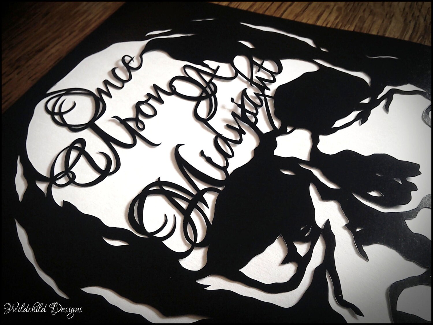 Once Upon A Midnight Paper Cutting Template Commercial Use - Etsy