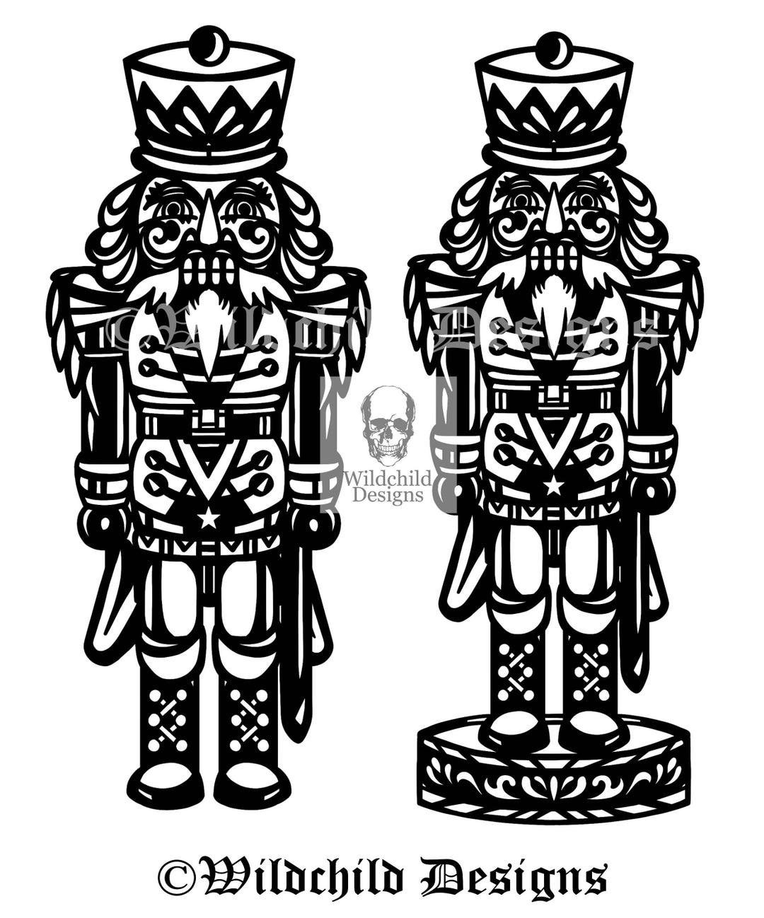 Nutcracker Soldier Papercutting Template, Personal Use, Vinyl Template ...