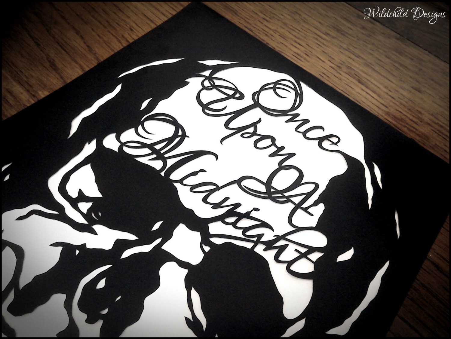 Once Upon A Midnight Paper Cutting Template Commercial Use - Etsy