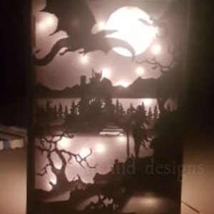 Dragon Fantasy Lightbox/layered Papercutting Template, Personal Use ...