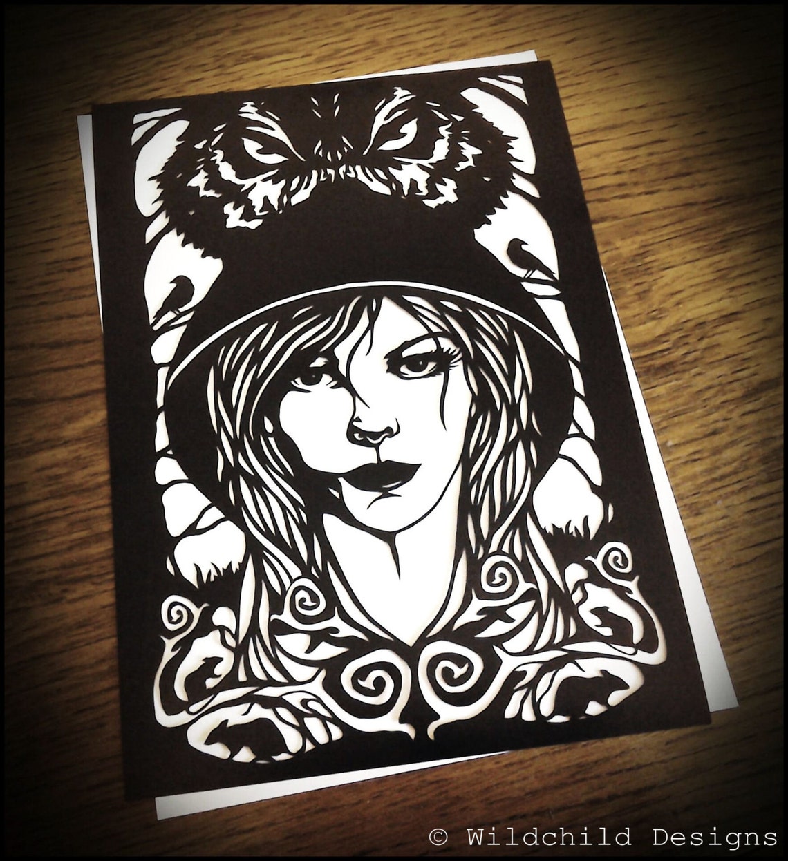 Little Red Riding Hood Paper Cutting Template Personal Use - Etsy UK