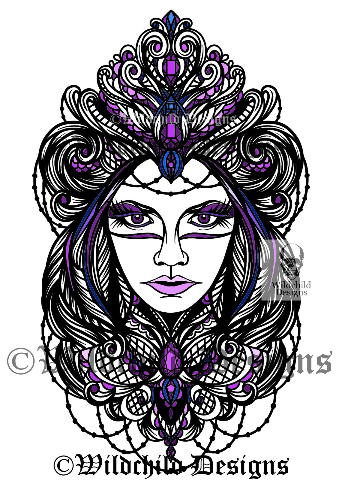 Amethyst Papercutting Template Vinyl Template SVG JPEG - Etsy