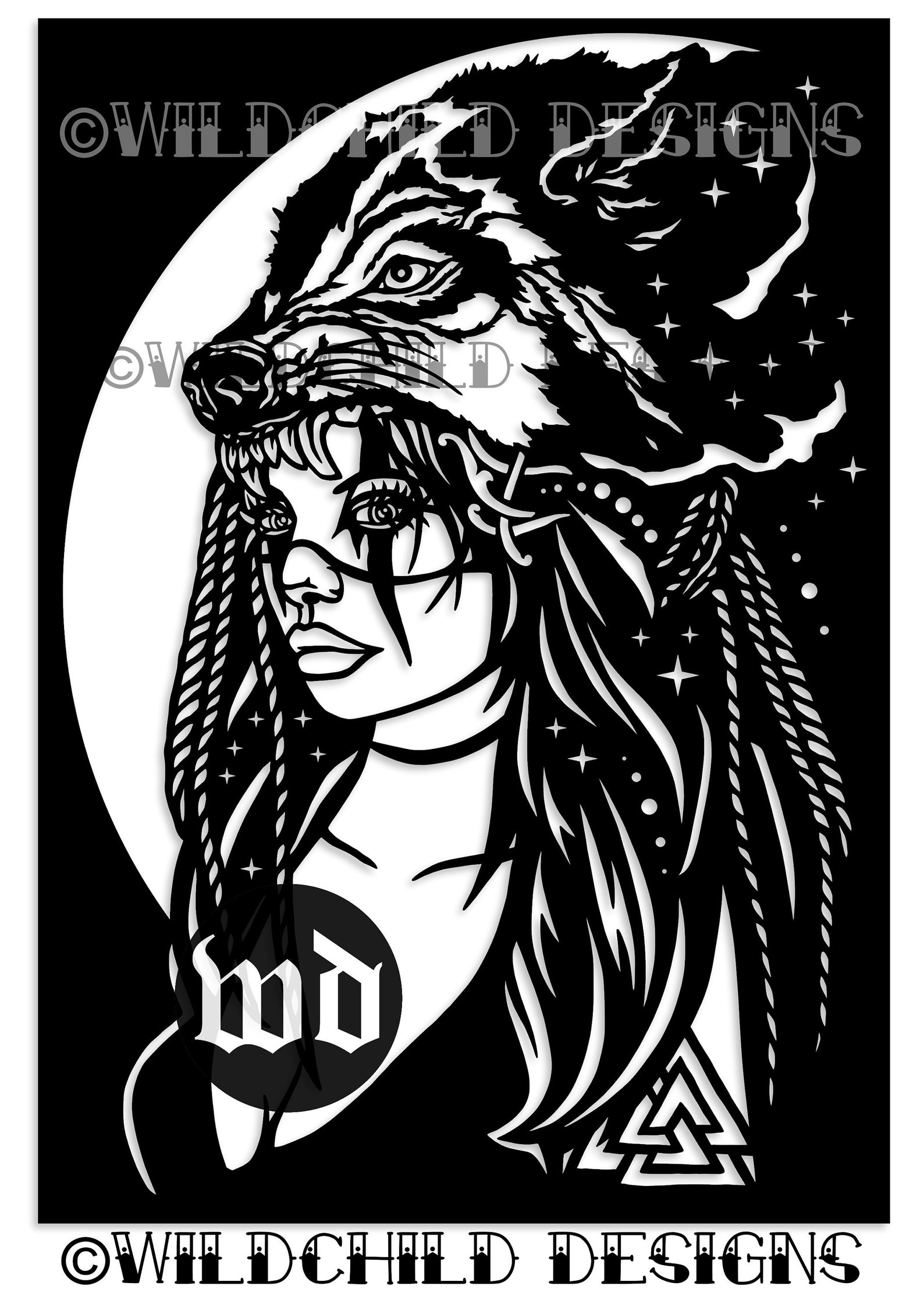 Torvin Papercutting Template, Vinyl Template, SVG, JPEG, Personal Use ...
