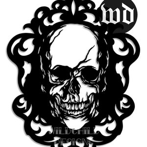 Cameo Skull Papercutting Template, Vinyl, SVG JPEG, Personal Use, SVG ...