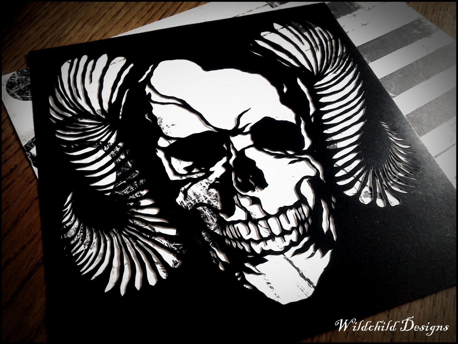 Cool Skull Tattoo Designs On Paper