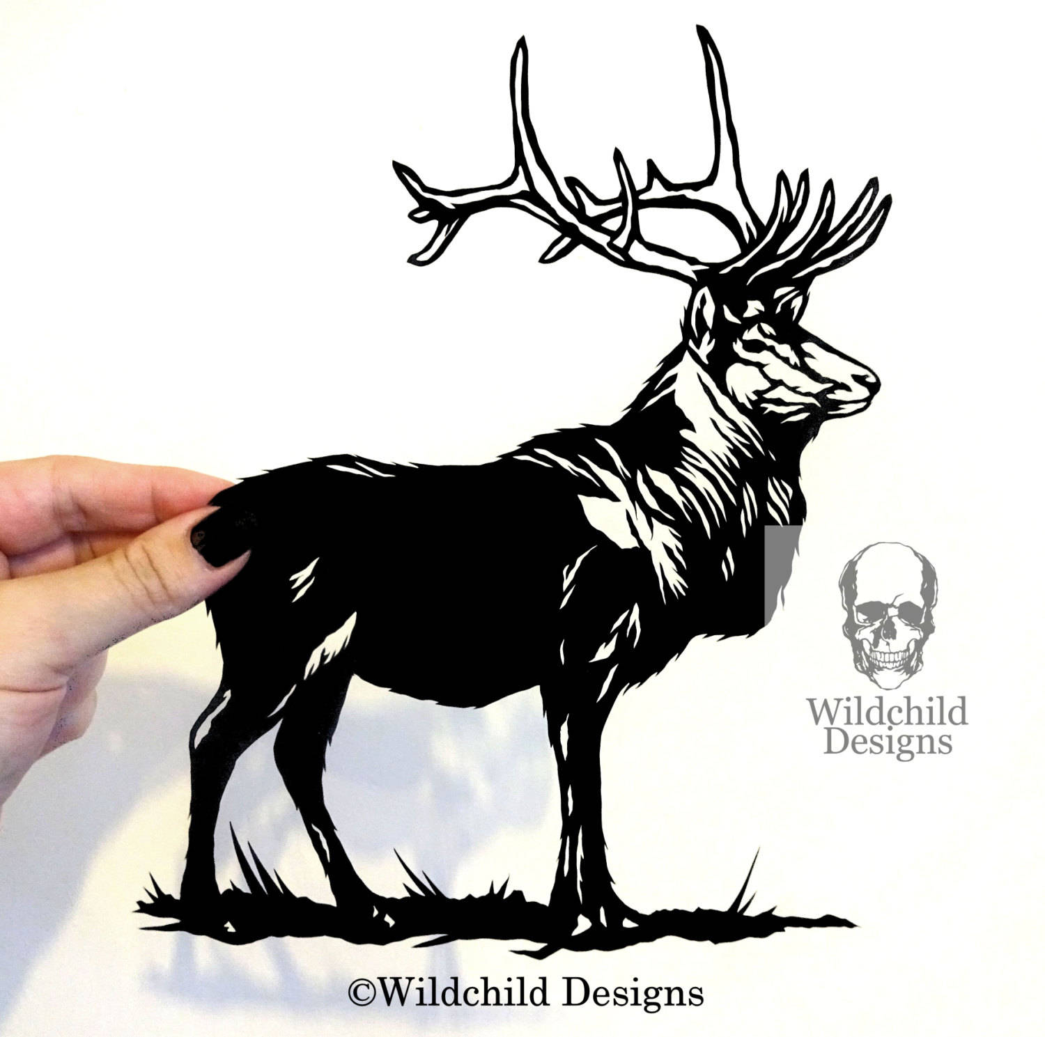 Prince of the Forest Papercutting Template, Vinyl Template, SVG, JPEG ...