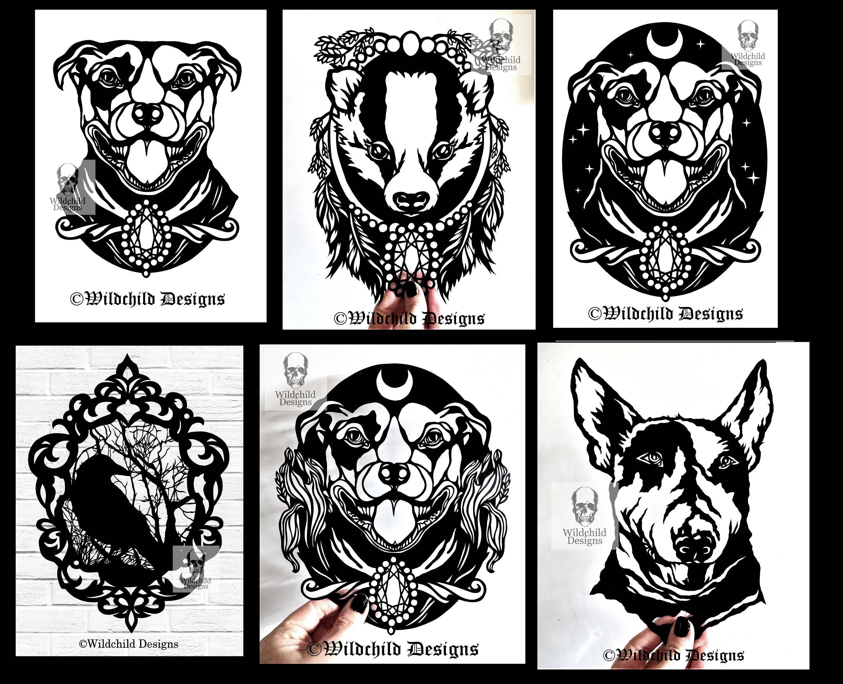 20+ Animal Bundle of Papercutting Templates, Vinyl Templates, SVG, JPEG ...