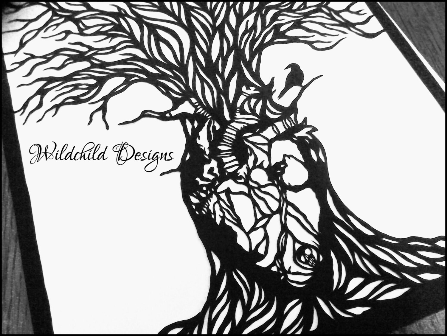 Great Heart Tree Paper Cutting Template Personal & Commercial | Etsy