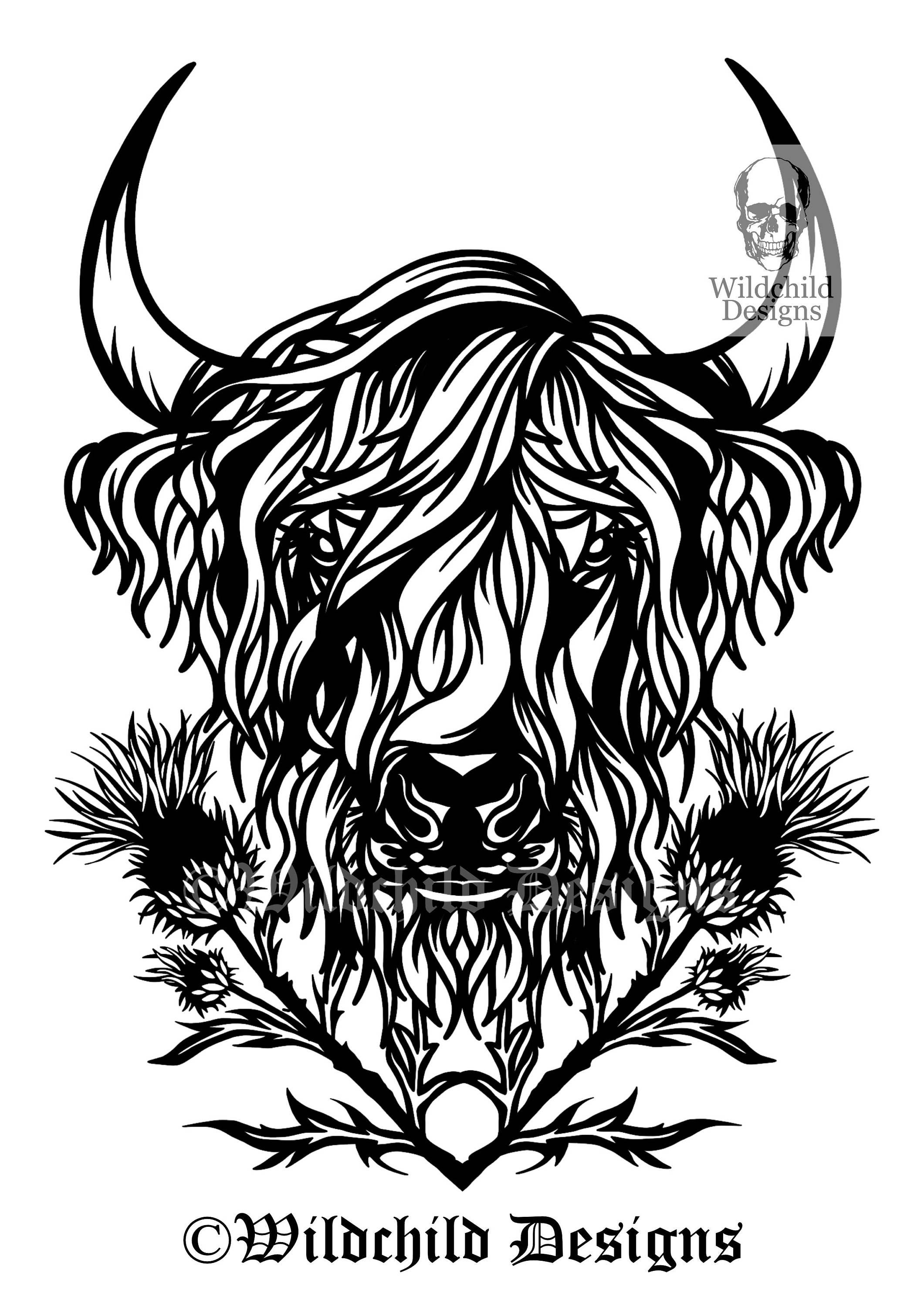 Scottish Highlander Tattoo Designs