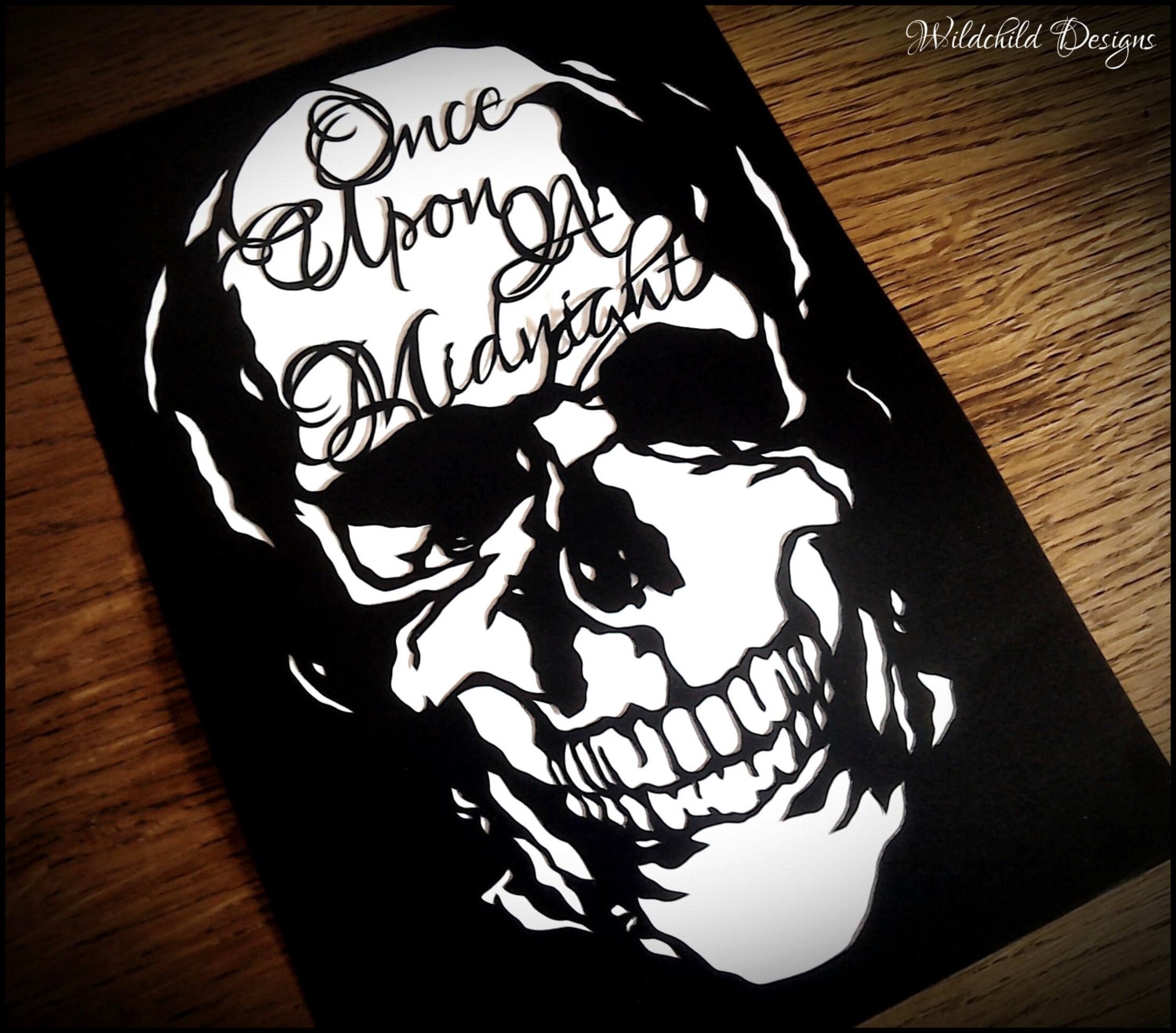 Once Upon A Midnight Paper Cutting Template Commercial Use - Etsy