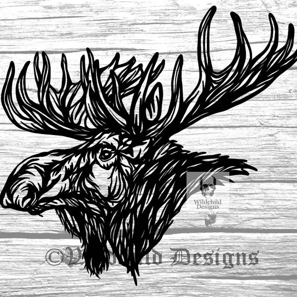 Elk Template - Etsy