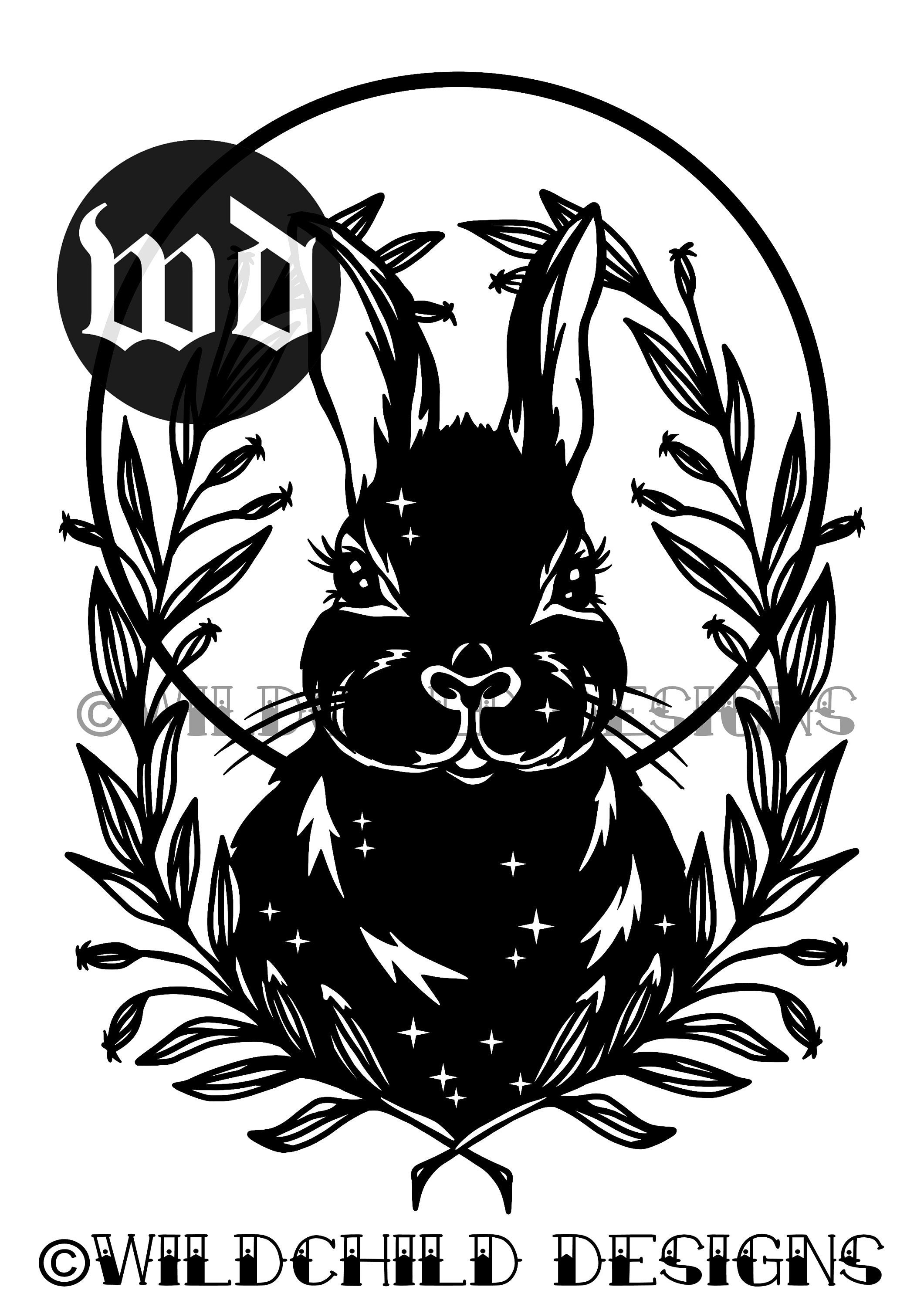 Star Hare Paper Cutting Template Personal Use Vinyl - Etsy UK