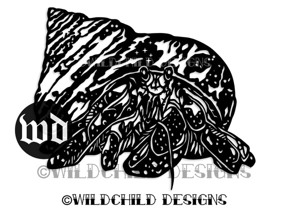 Hermit Crab Shell Template