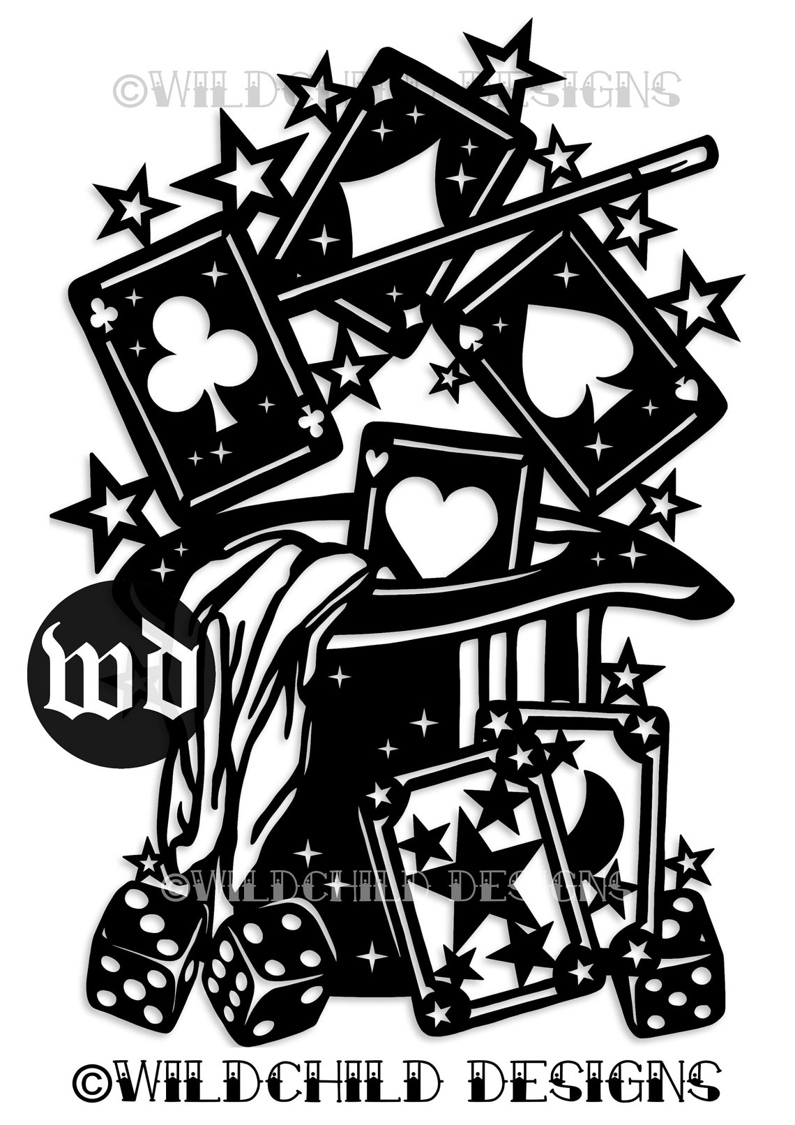 Magic Papercutting Template Vinyl Template Personal Use | Etsy