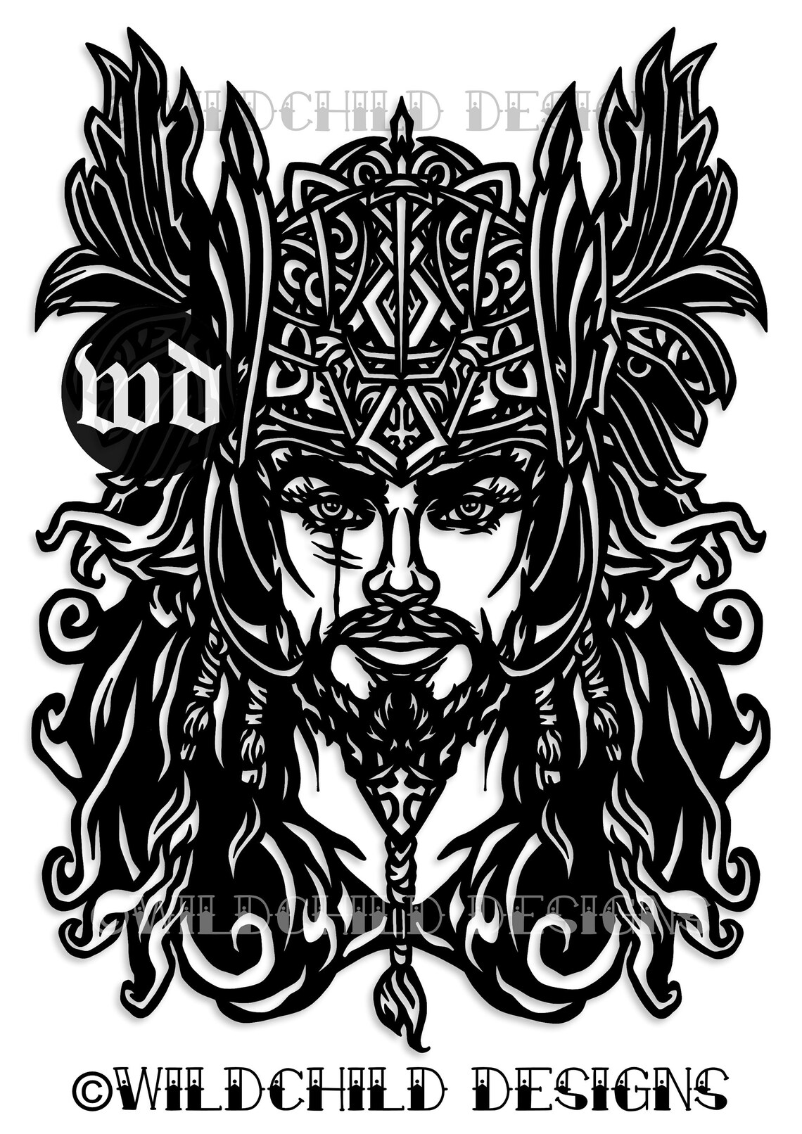 Thor God of Thunder Papercutting Template Vinyl Template - Etsy