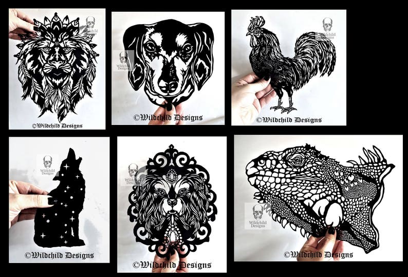 20+ Animal Bundle of Papercutting Templates, Vinyl Templates, SVG, JPEG ...