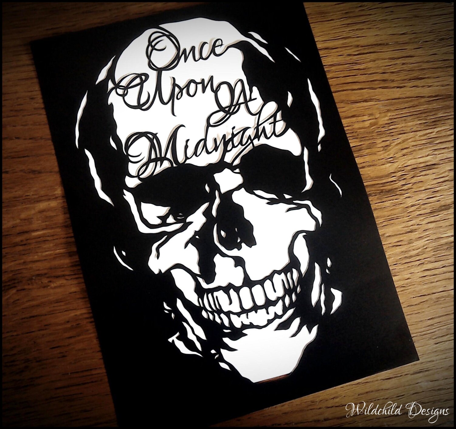 Once Upon A Midnight Paper Cutting Template Commercial Use - Etsy